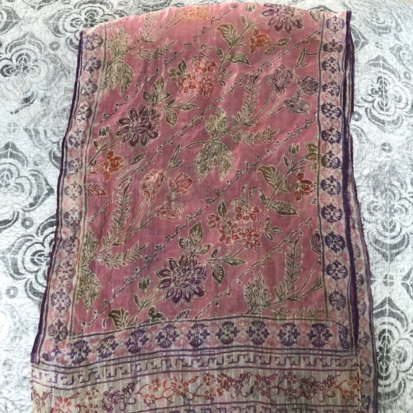 Batik Keris | Accessories | Sheer Indonesian Scarf | Poshmark